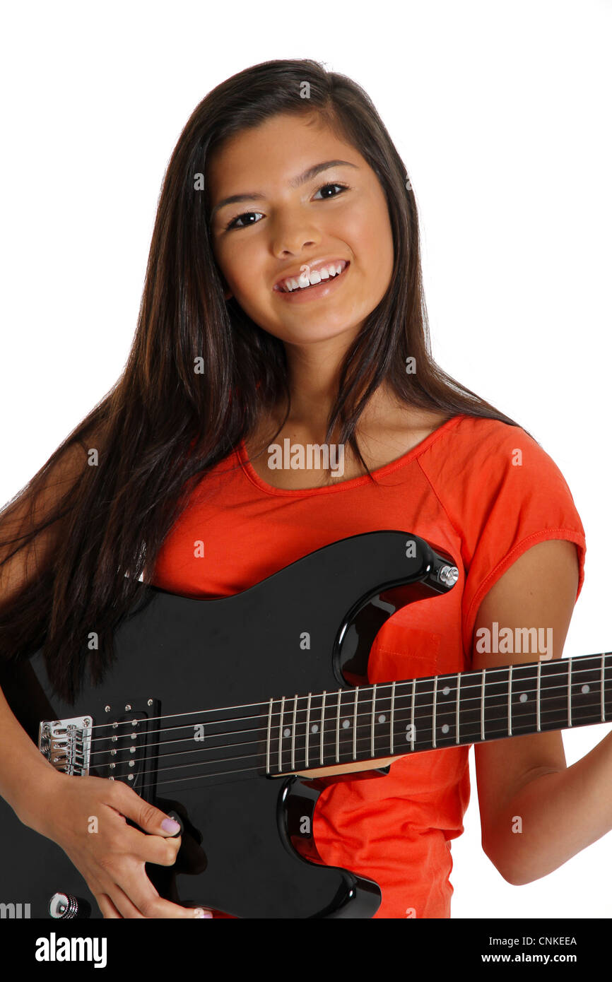 Teen rock band practice hi-res stock photography and images - Alamy