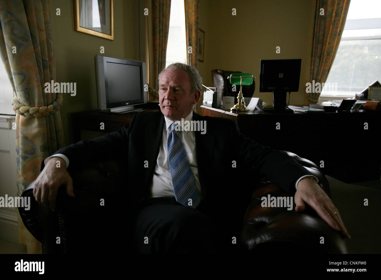 Sinn Fein's Martin McGuinness Stock Photo - Alamy