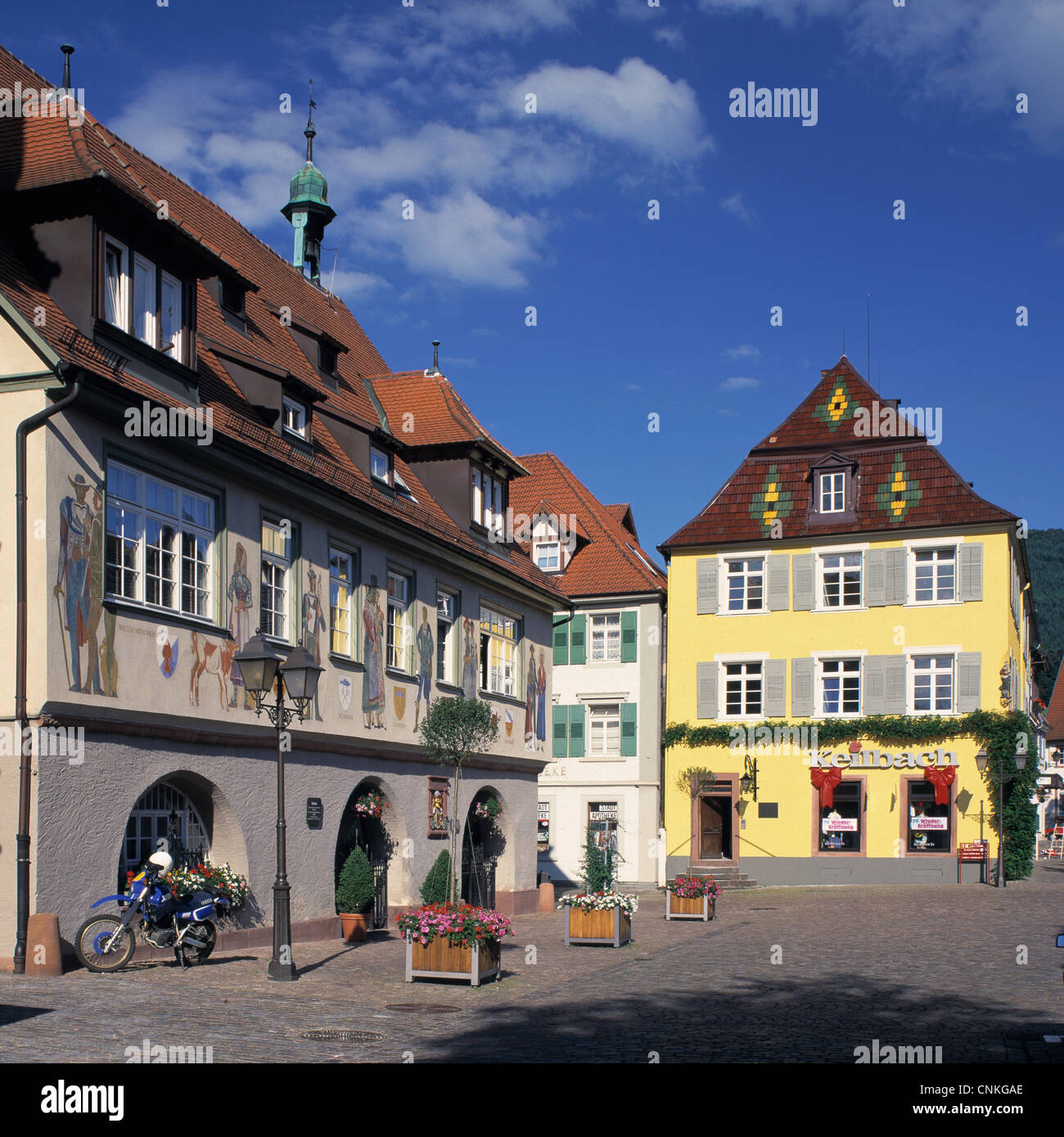 Marktplatz in Haslach im Kinzigtal, Schwarzwald, Baden-Wuerttemberg ...