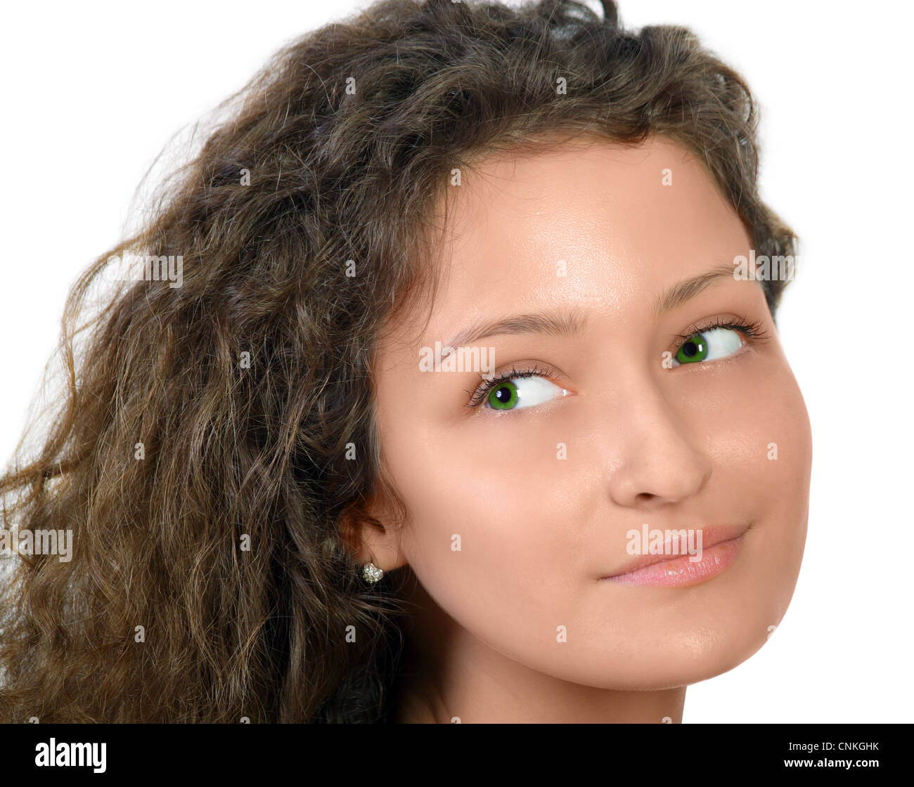 Face of a young girl Stock Photo - Alamy