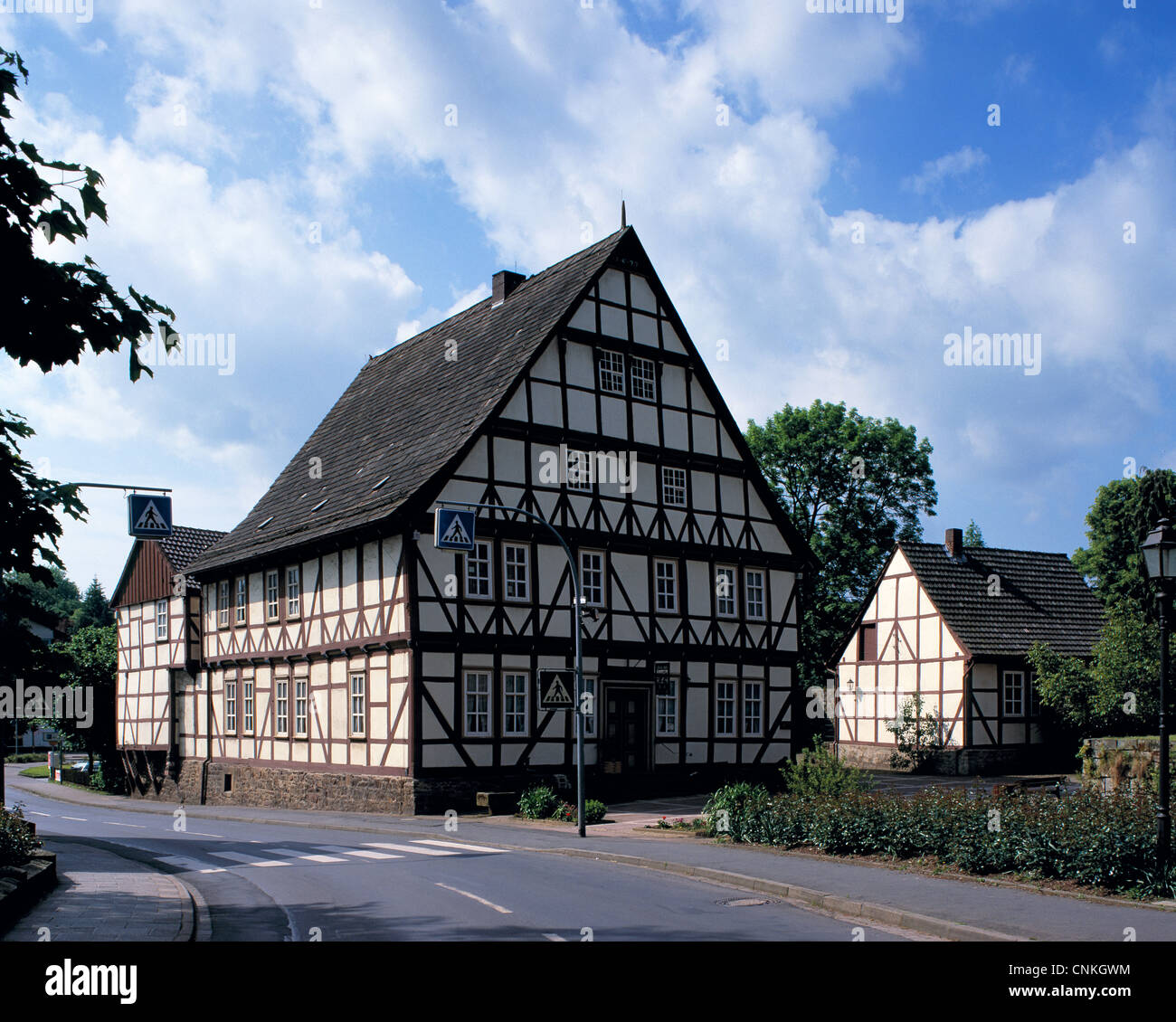 Heimatmuseum im ehemaligen Sattelhof von Uslar, Weserbergland ...