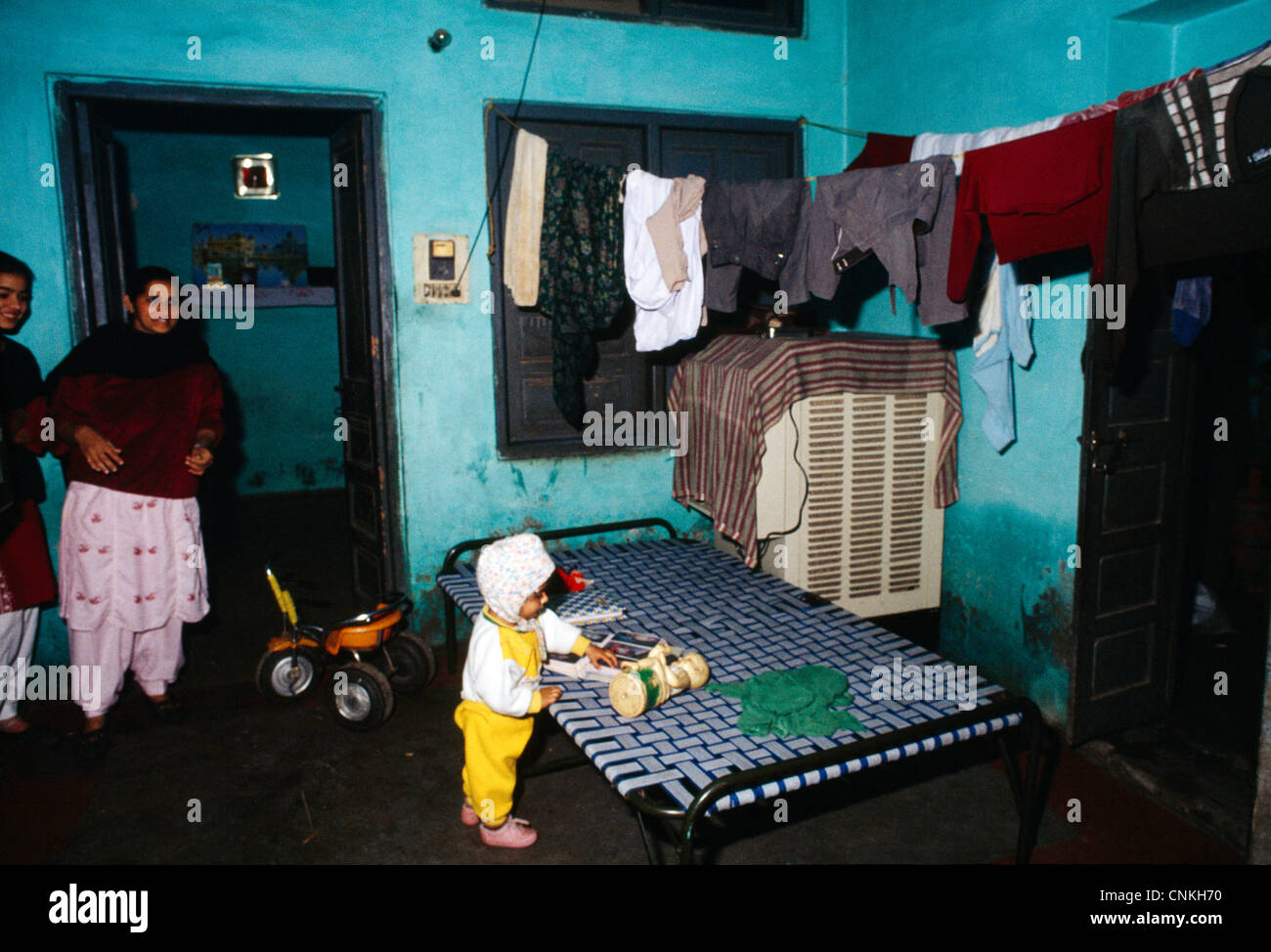 Amritsar punjab India Sikh House - Family At Home Stock Photo - Alamy