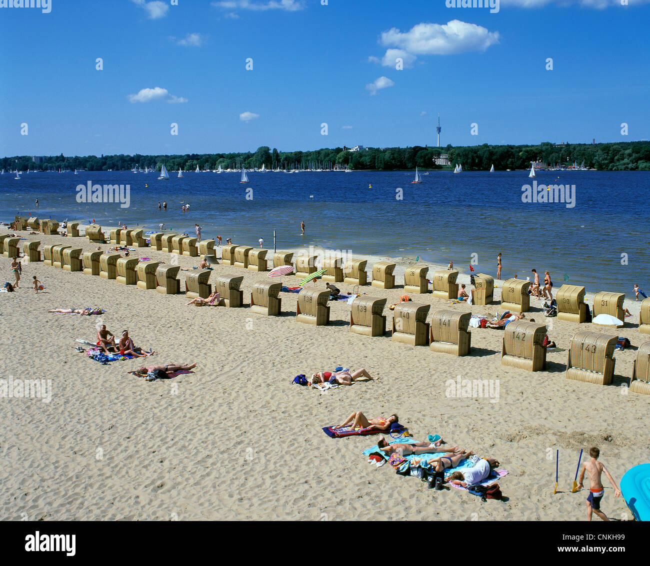 D-Berlin, Spree, Capital of Germany, D-Berlin-Wannsee, Grosser Wannsee ...