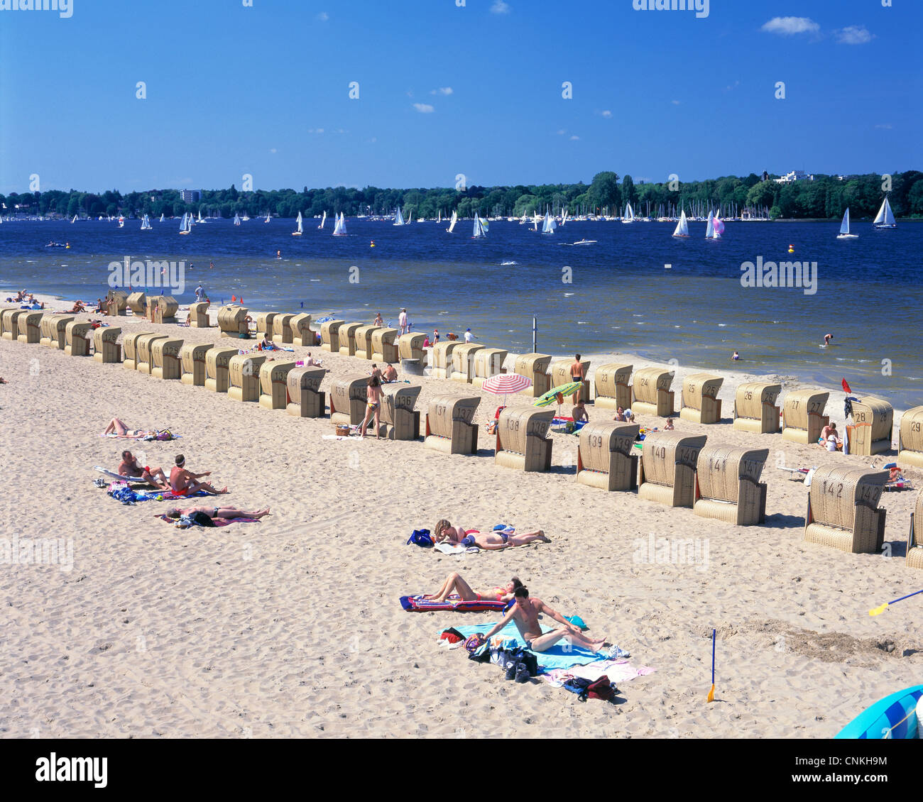 D-Berlin, Spree, Capital of Germany, D-Berlin-Wannsee, Grosser Wannsee ...