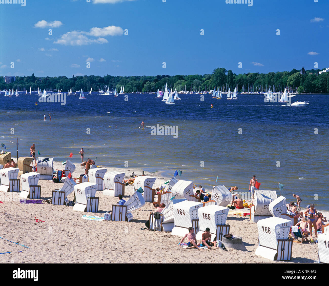 Bathing beach wannsee hi-res stock photography and images - Alamy