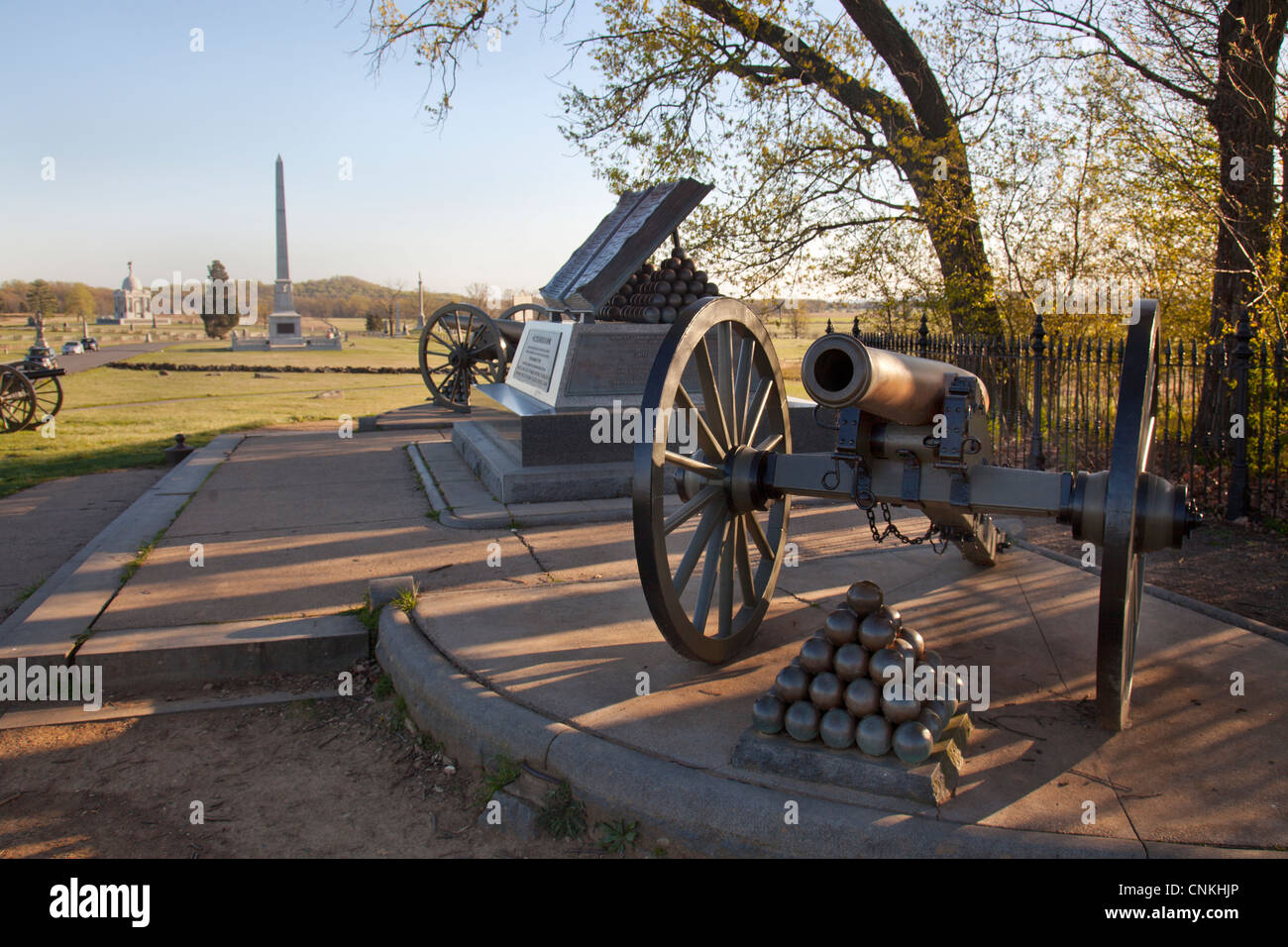 Gettysburg National Military Park Visitor Center Stock Photo - Alamy