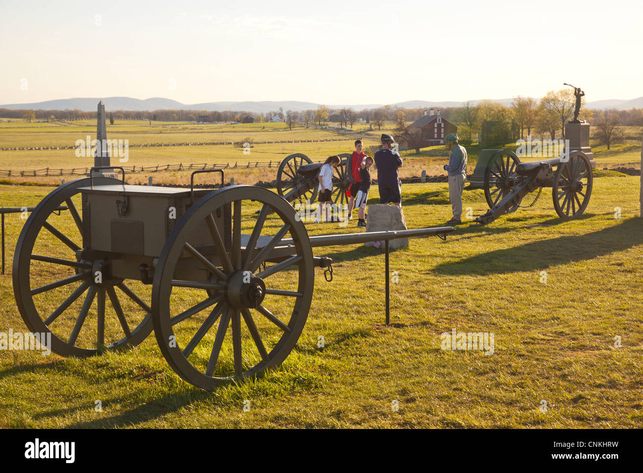 Gettysburg National Military Park Visitor Center Stock Photo - Alamy