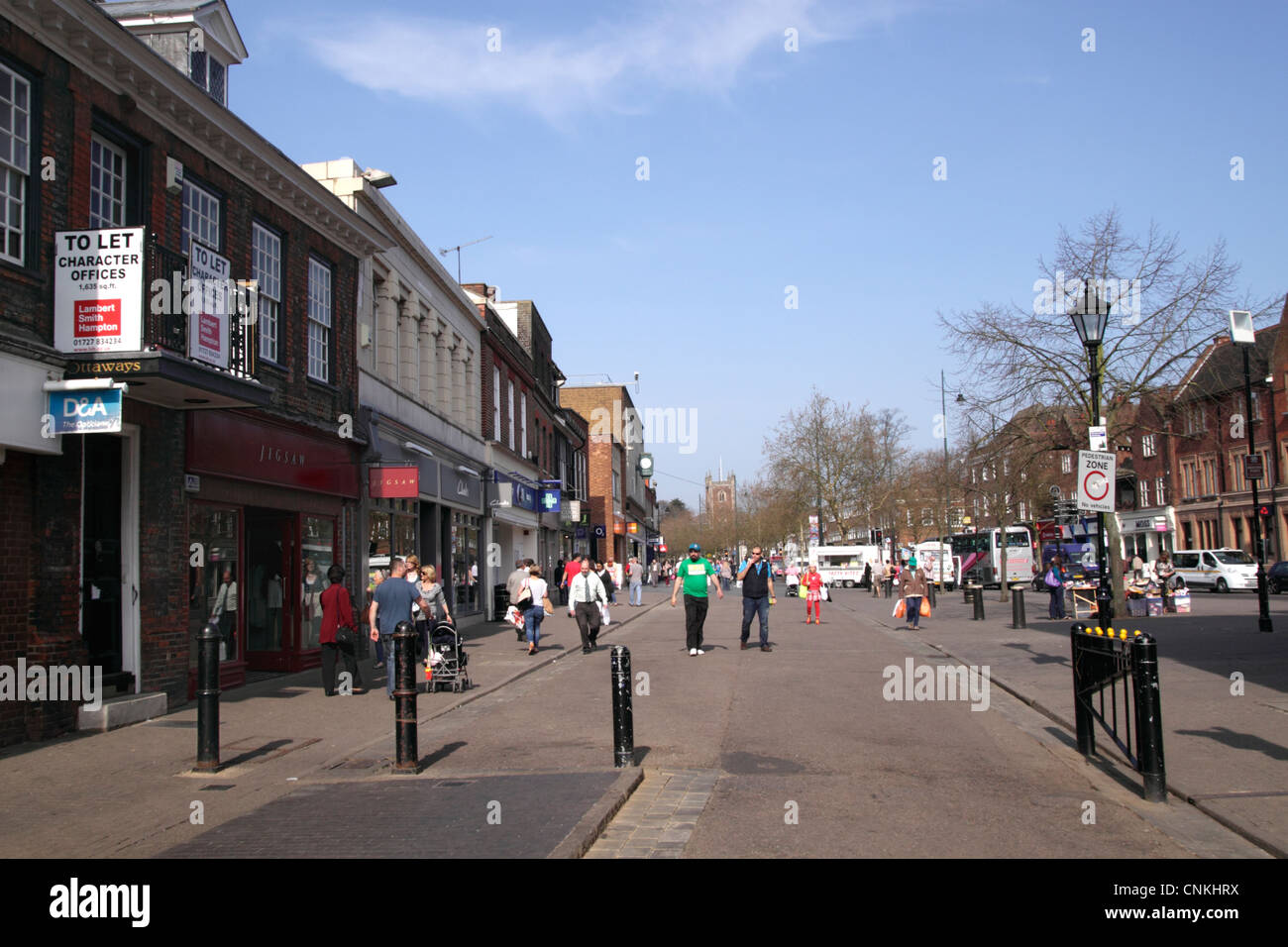 St albans town centre hi-res stock photography and images - Alamy