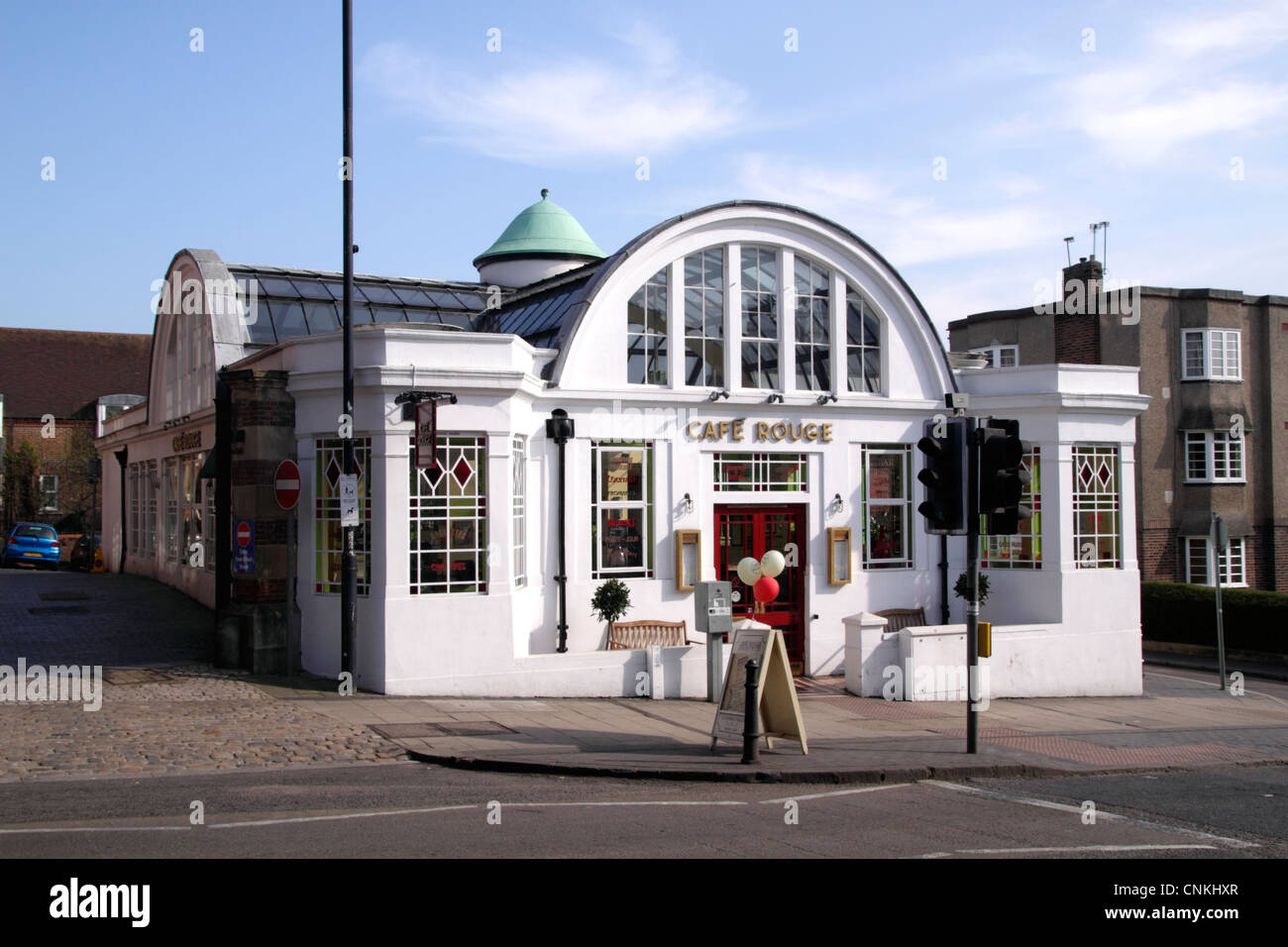 Cafe Rouge St Albans Hertfordshire Stock Photo - Alamy