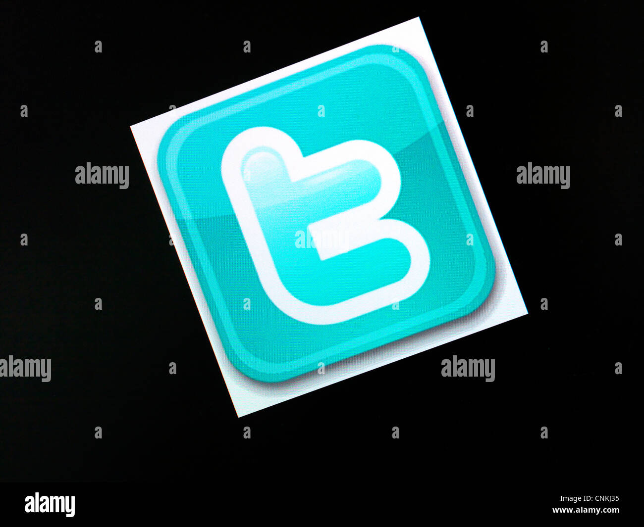 Twitter Logo Social Networking And Microblogging Site Stock Photo - Alamy