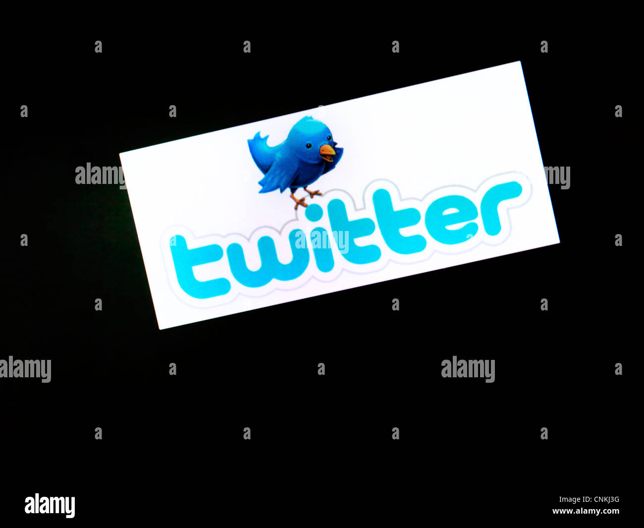 Twitter Logo Social Networking And Microblogging Site Stock Photo - Alamy