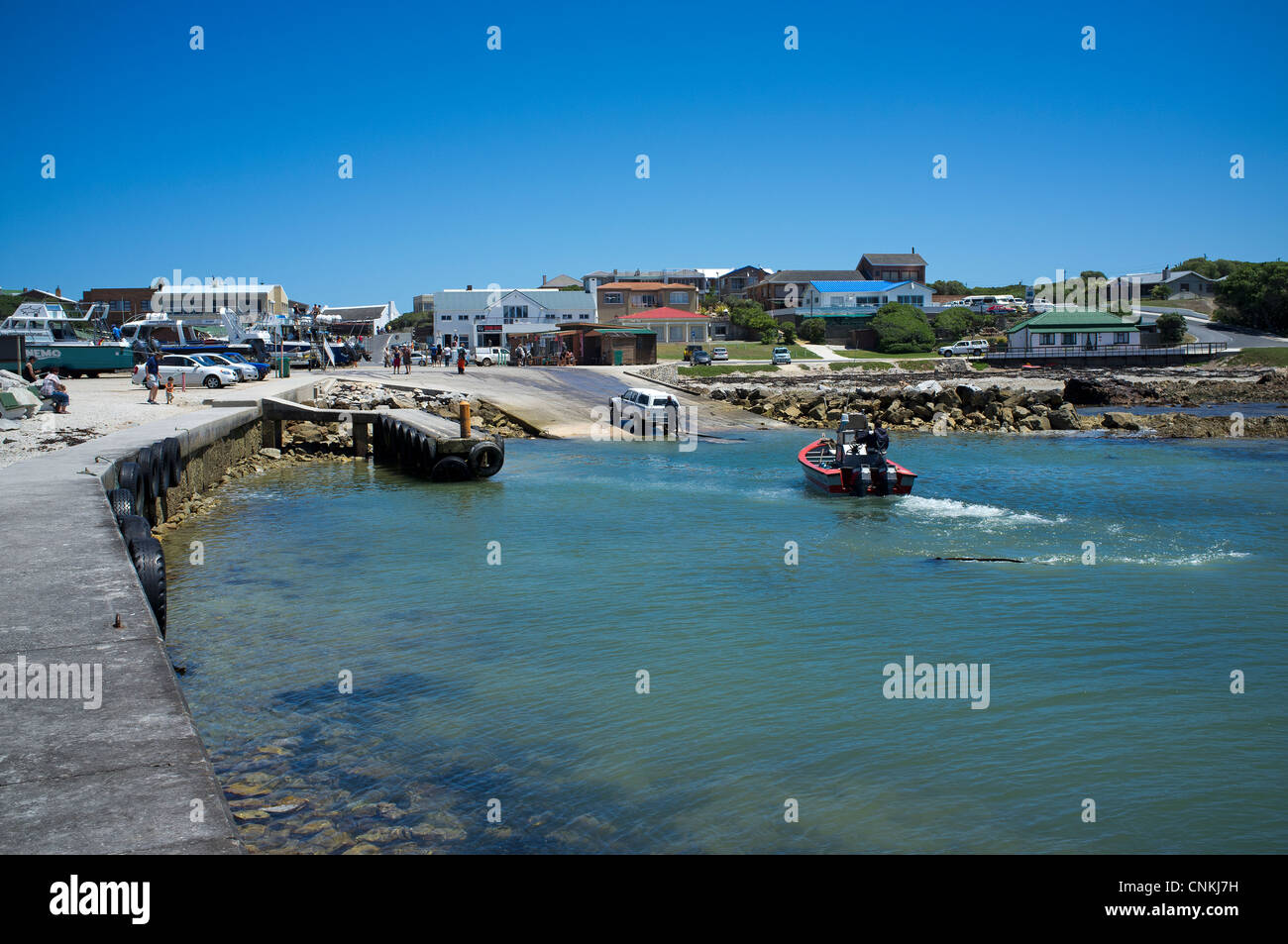 Kleinbaai Western Cape South Africa Shark viewing excursion boat Stock ...
