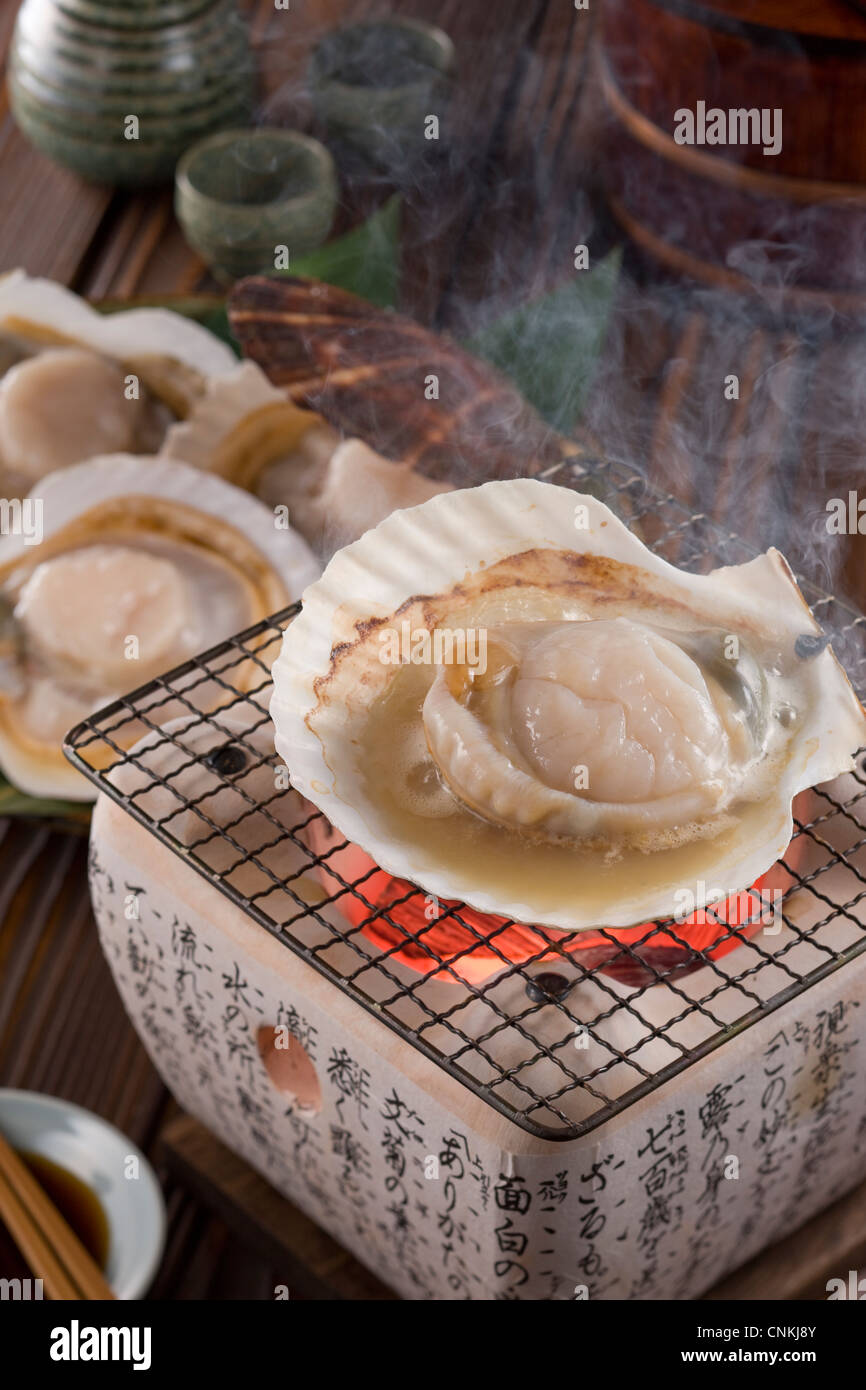 Japanese scallop hi-res stock photography and images - Alamy