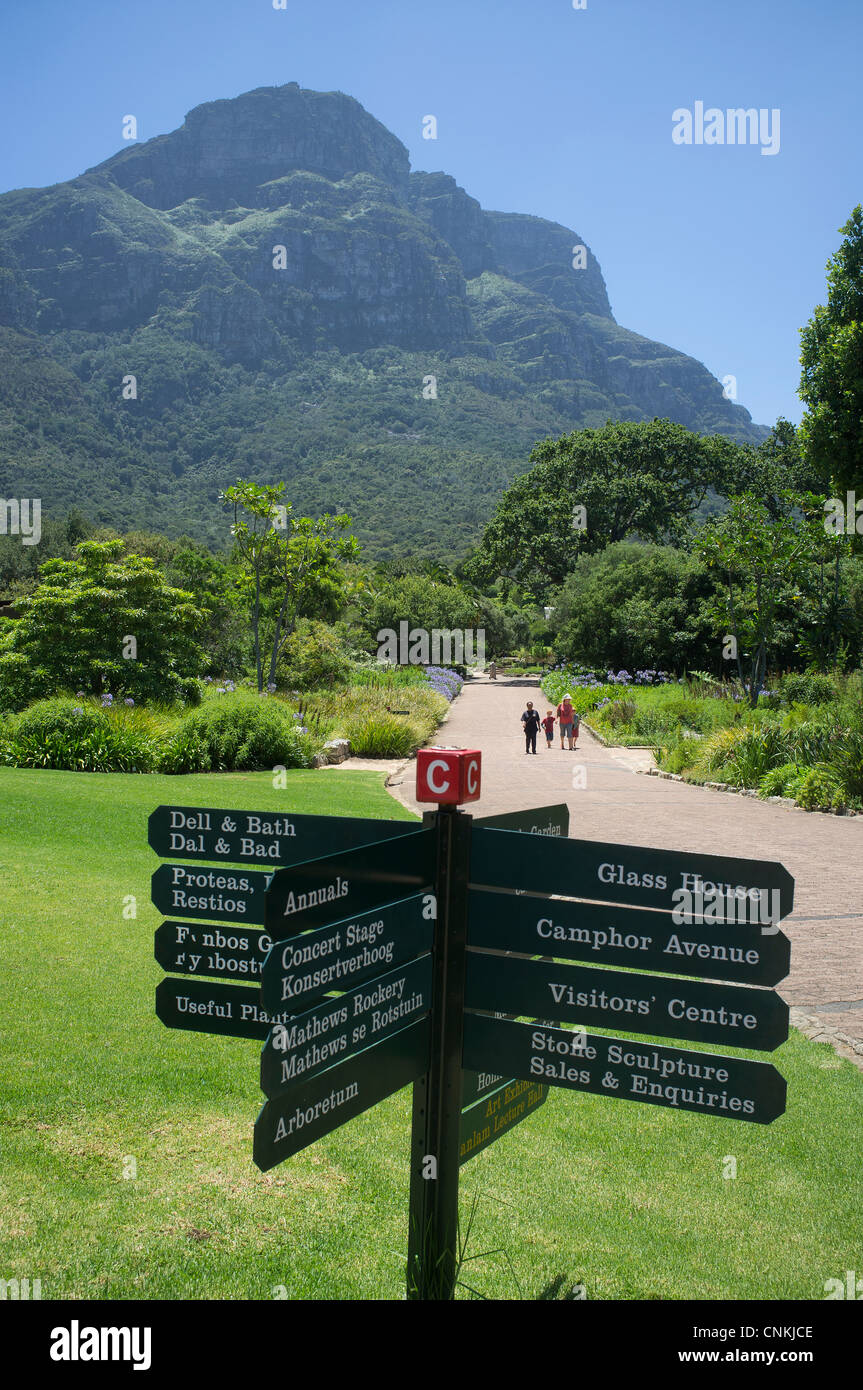 Kirstenbosch Botanical Garden Cape Town South Africa Stock Photo - Alamy