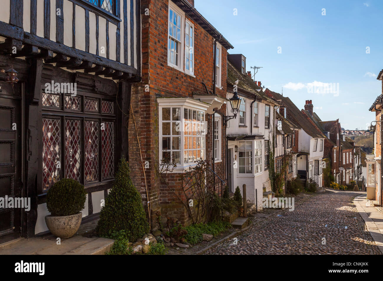 Mermaid street, Rye, East Sussex, England Stock Photo - Alamy