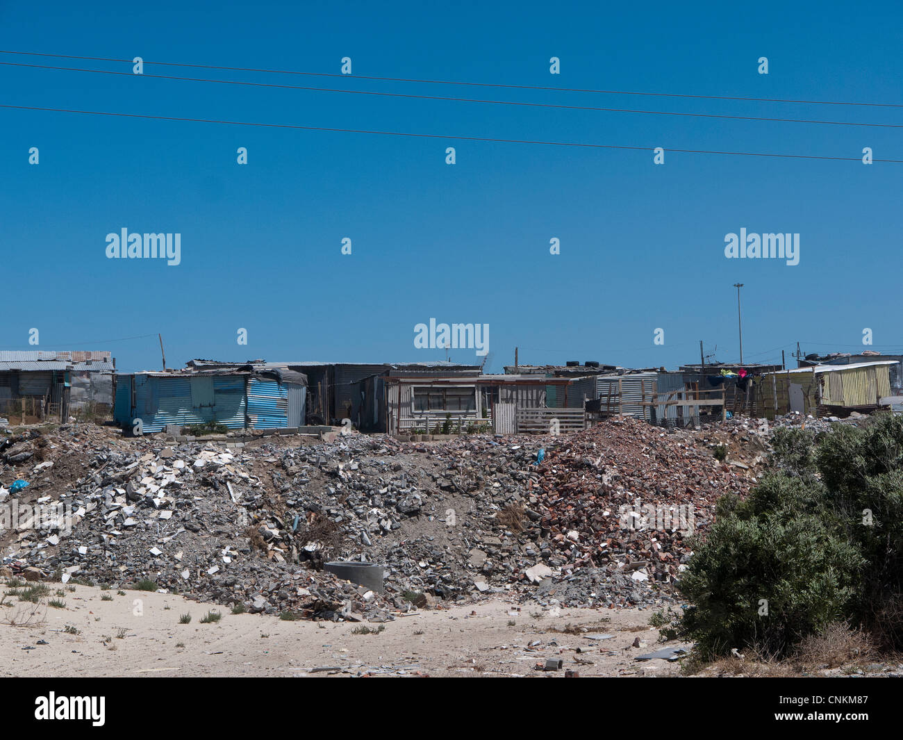 Khayelitsha township close to Cape Town South Africa Stock Photo - Alamy