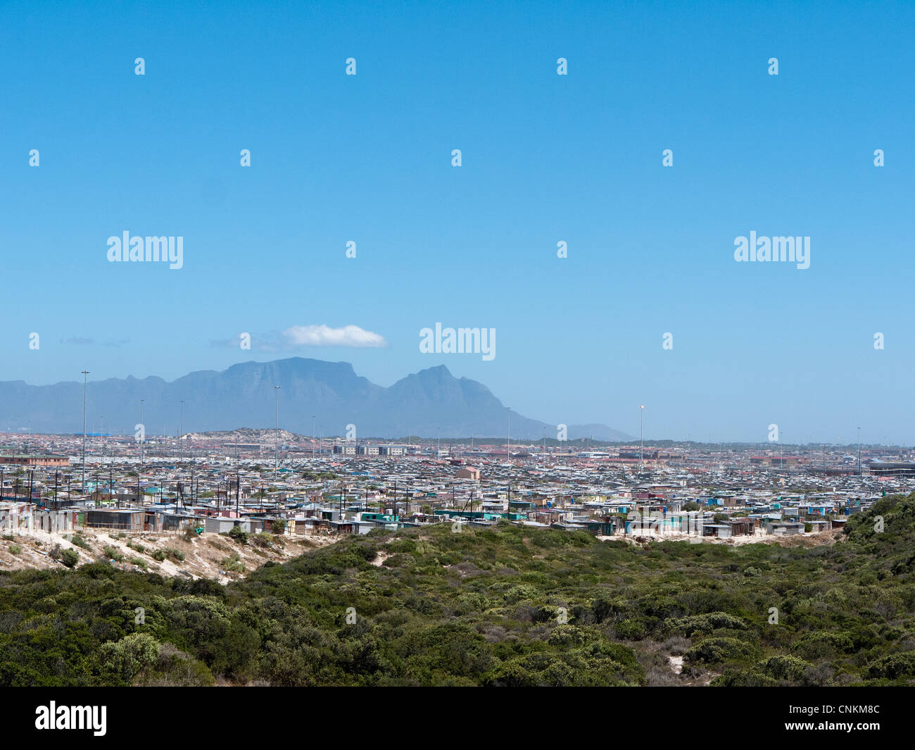 Khayelitsha township close to Cape Town South Africa Stock Photo - Alamy