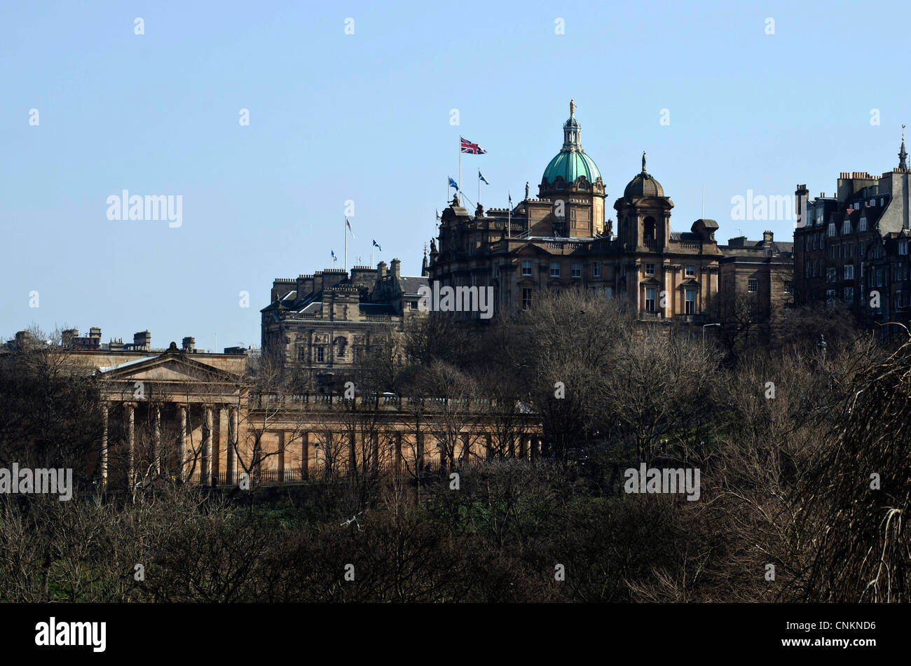 The Bank of Scotland Headquarters building and art gallery in Central ...