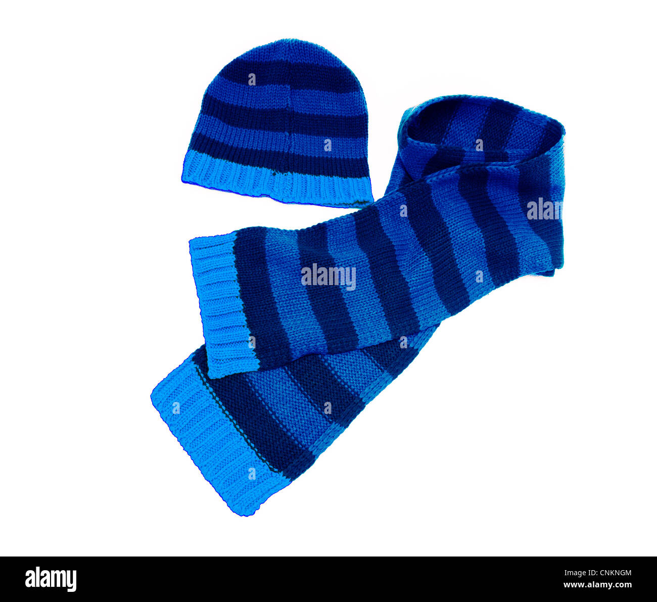 Warm hat scarf Cut Out Stock Images & Pictures - Alamy