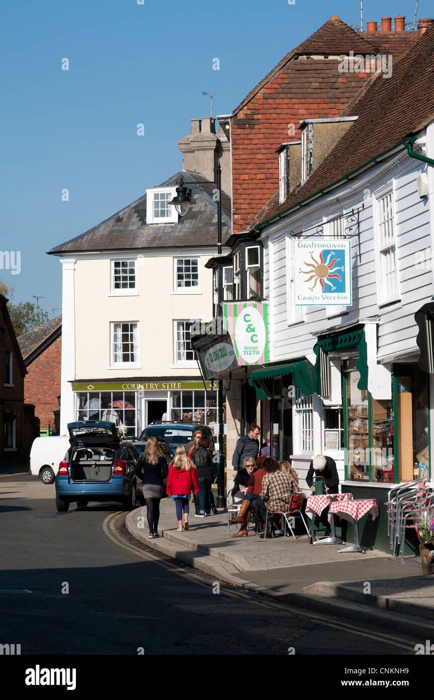 Cranbrook a small historic town in South East Kent England Stock Photo ...