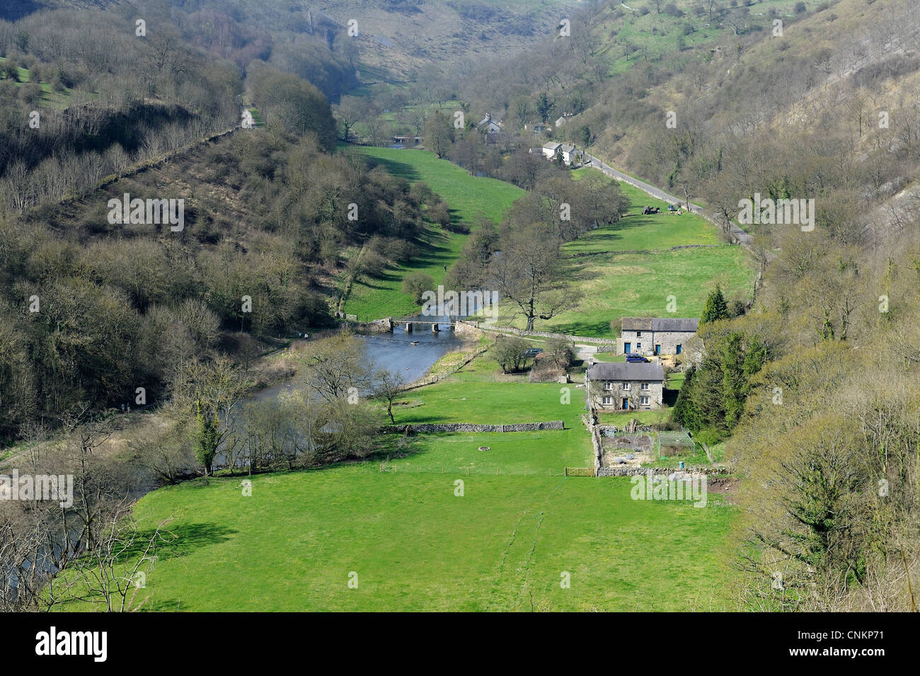 monsal dale as seen from monsal head derbyshire england uk Stock Photo ...