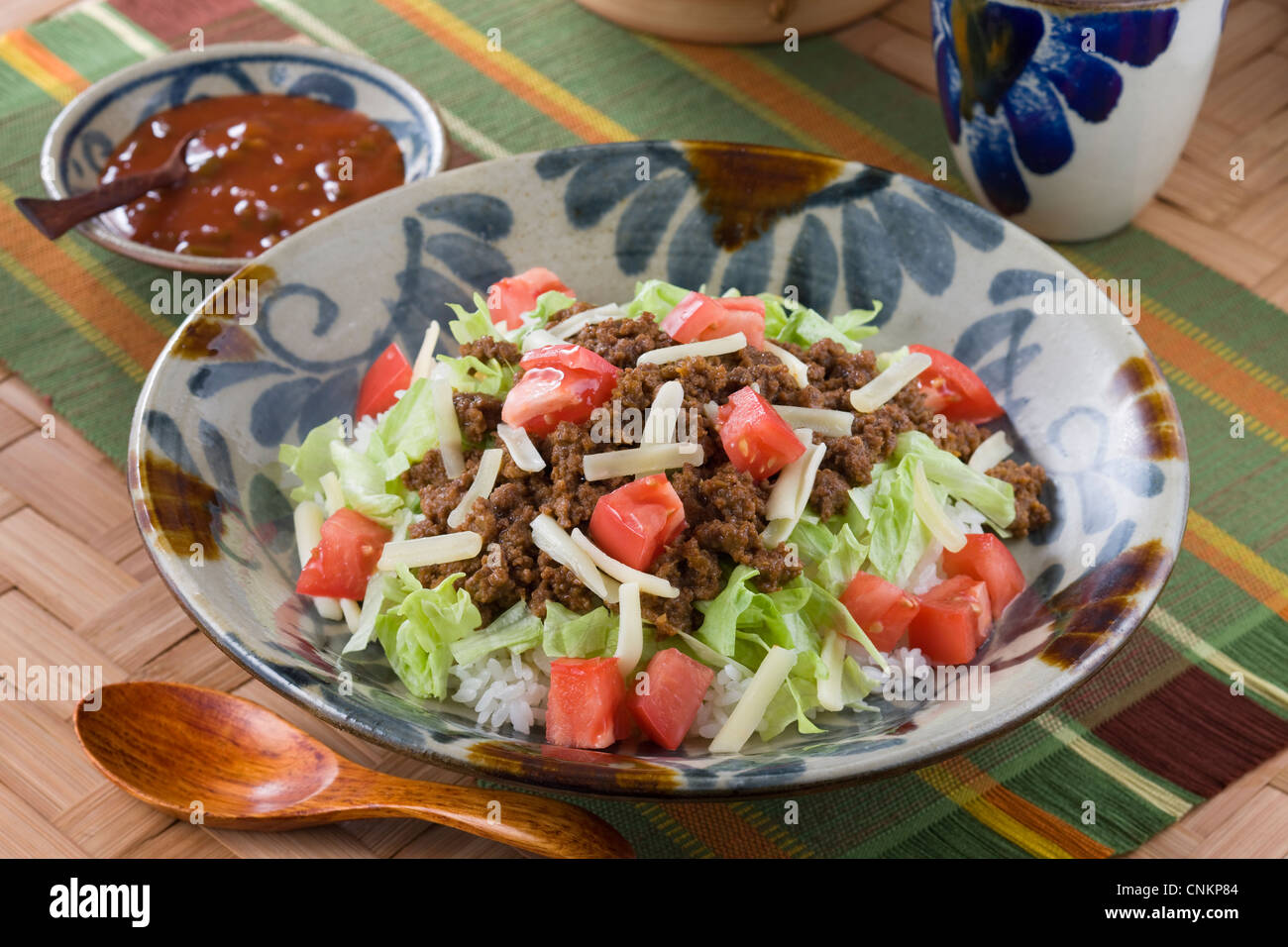 Okinawan taco rice hi-res stock photography and images - Alamy