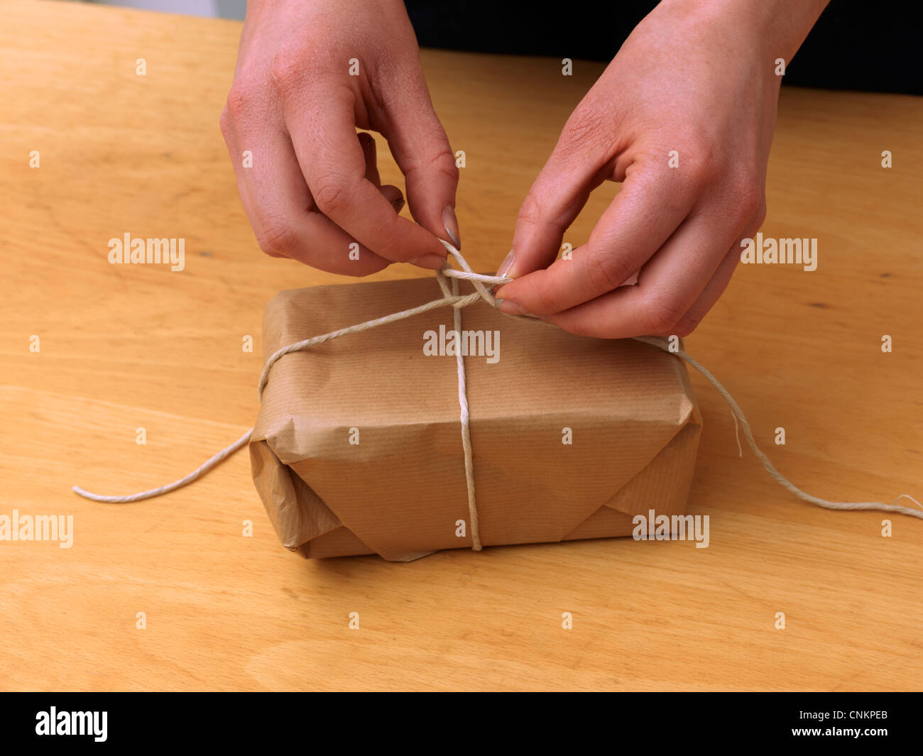 Untying a knot hi-res stock photography and images - Alamy