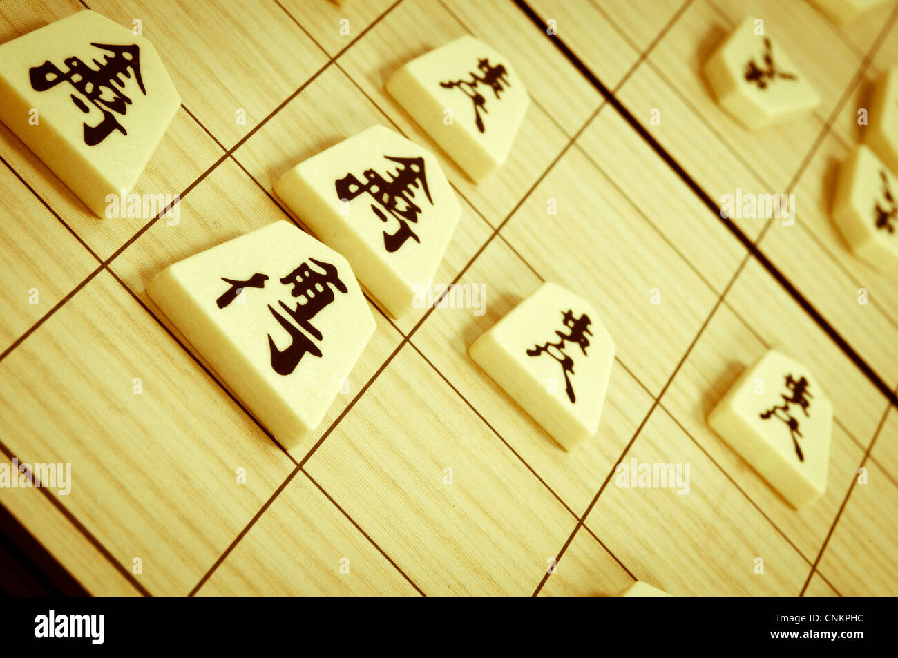Japanese chess Shogi Stock Photo - Alamy