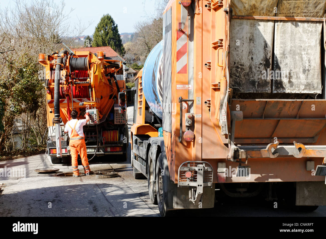 Sewer cleaning hi-res stock photography and images - Alamy