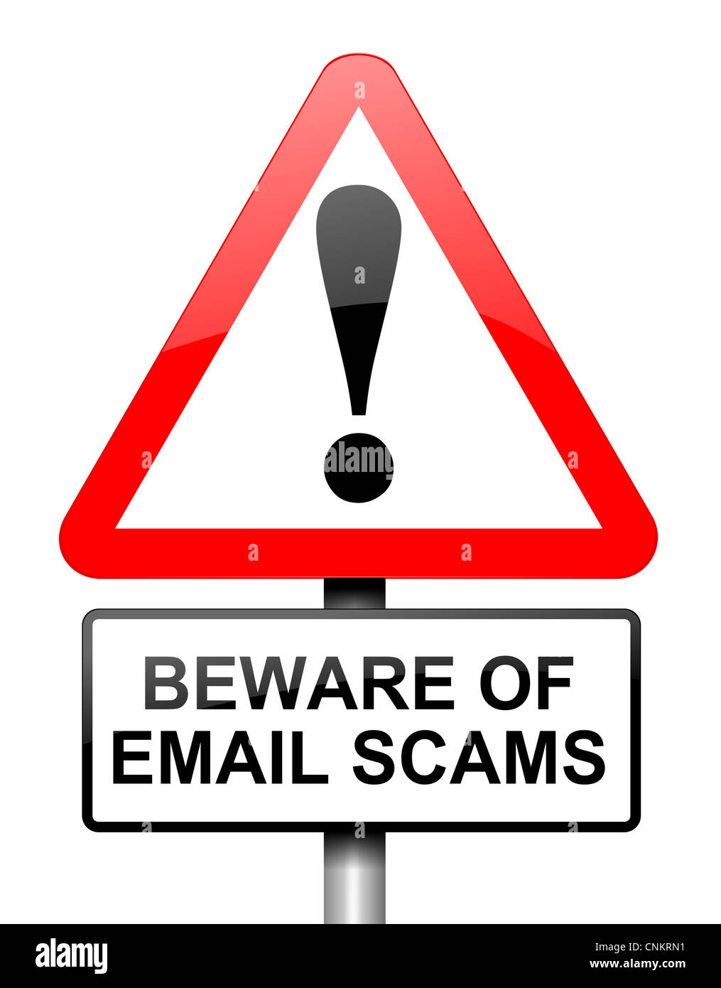 Email scam alert Stock Photo - Alamy