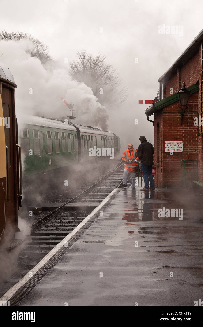 Ropley Station on the Watercress Line, Mid-Hants Railway, Alresford ...