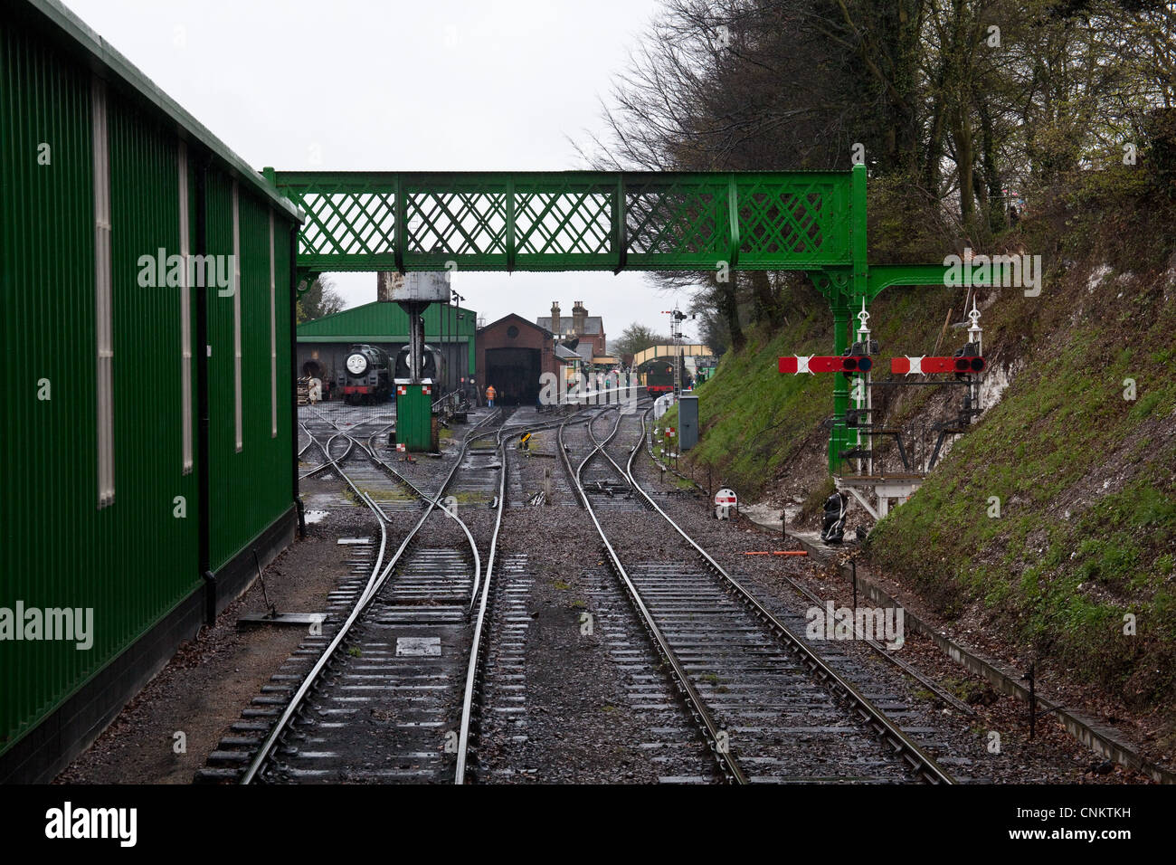 Ropley Station on the Watercress Line, Mid-Hants Railway, Alresford ...