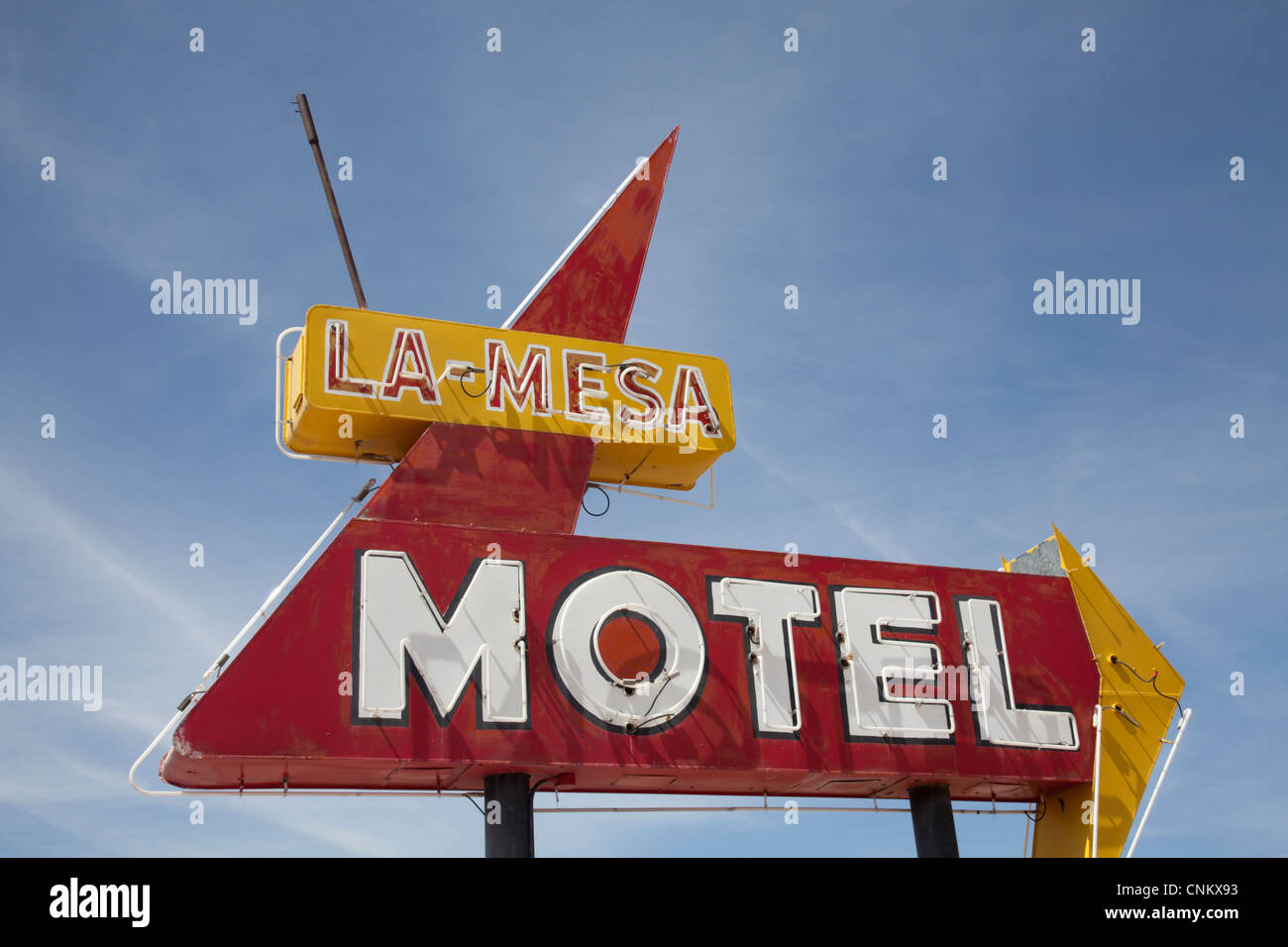 Route 66 neon motel signs hi-res stock photography and images - Alamy