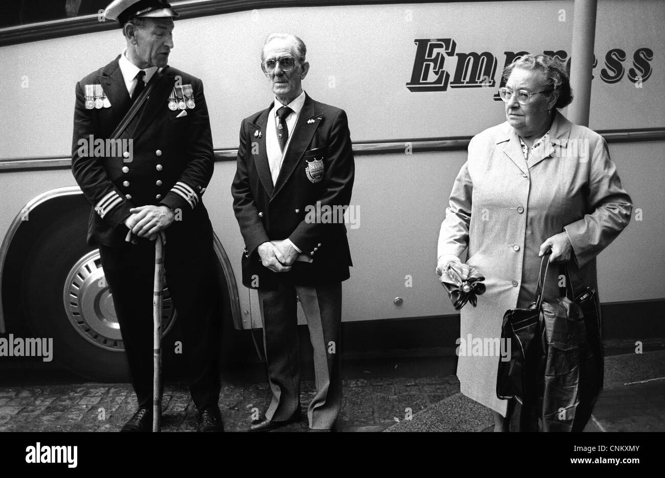 Royal navy veterans Black and White Stock Photos & Images - Alamy