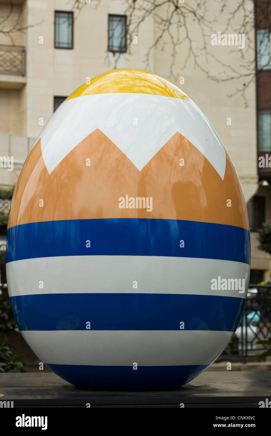 Faberge's Easter Egg Hunt London England Egg by Sir Peter Blake Stock ...