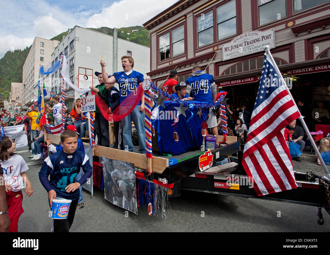 4th July parade. Juneau. Alaska. USA Stock Photo - Alamy