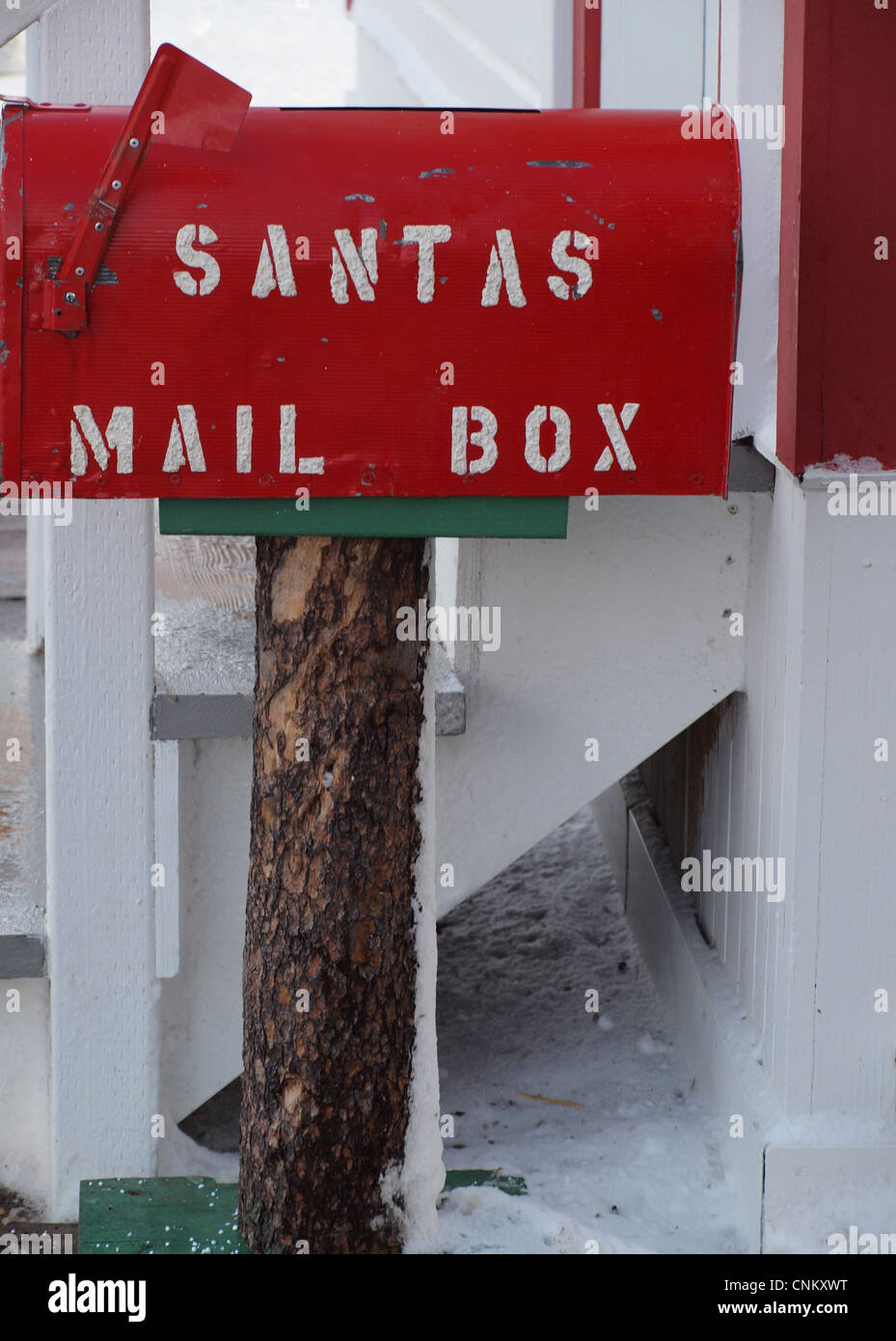 Santa Claus's Mail Box Stock Photo - Alamy