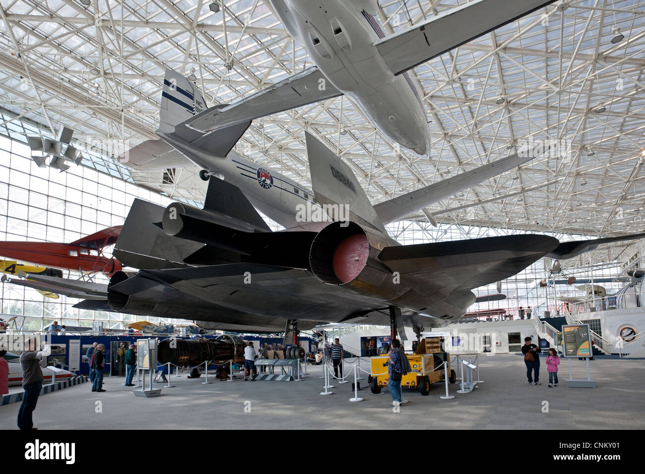 Blackbird fighter. Museum of Flight. Seattle. USA Stock Photo - Alamy