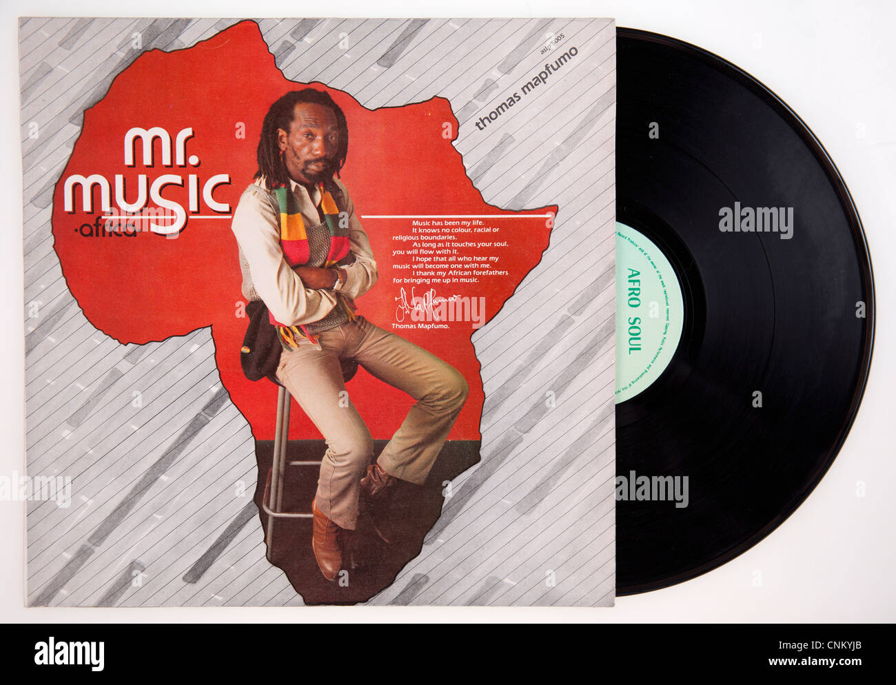 Cover of vinyl album 'Mr Music (Africa)' by Thomas Mapfumo & The Blacks ...