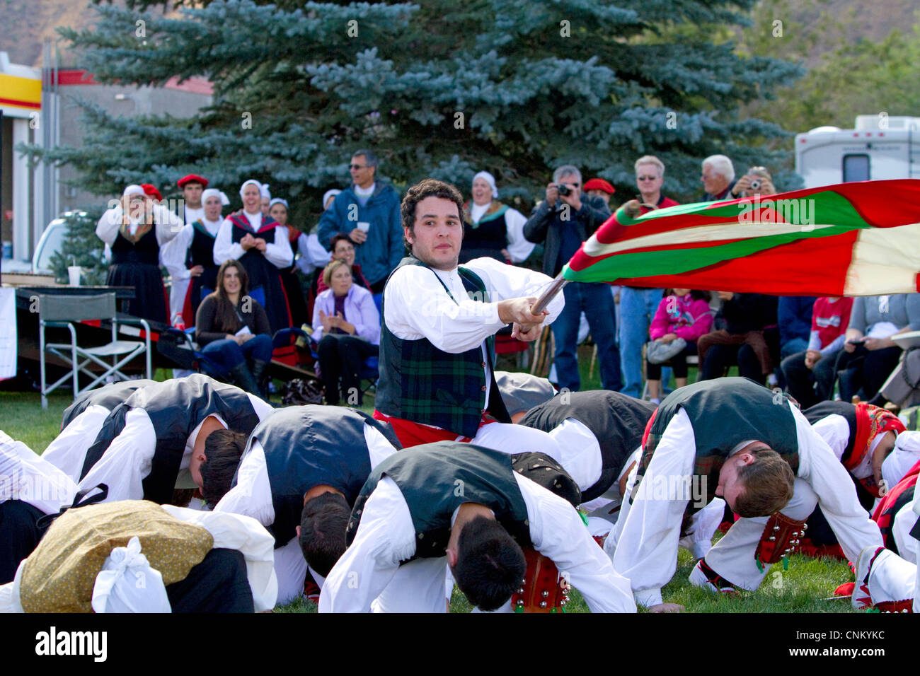 The Oinkari Basque Dancers perform at the Trailing of the Sheep ...