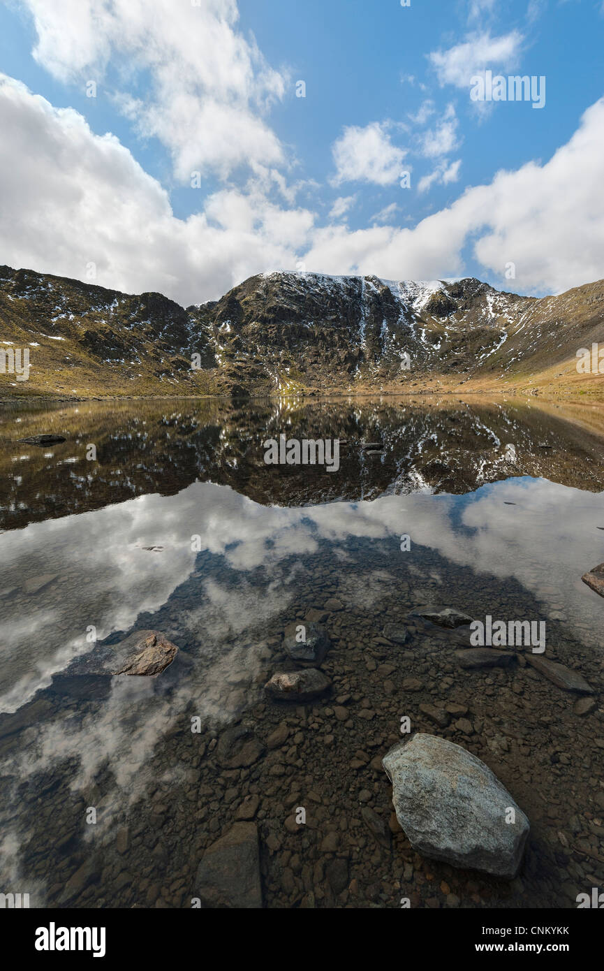 Helvellyn and Red Tarn Stock Photo - Alamy