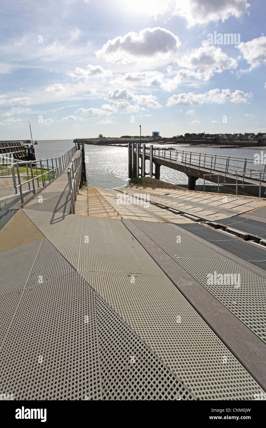 Lifeboat ramp hi-res stock photography and images - Alamy