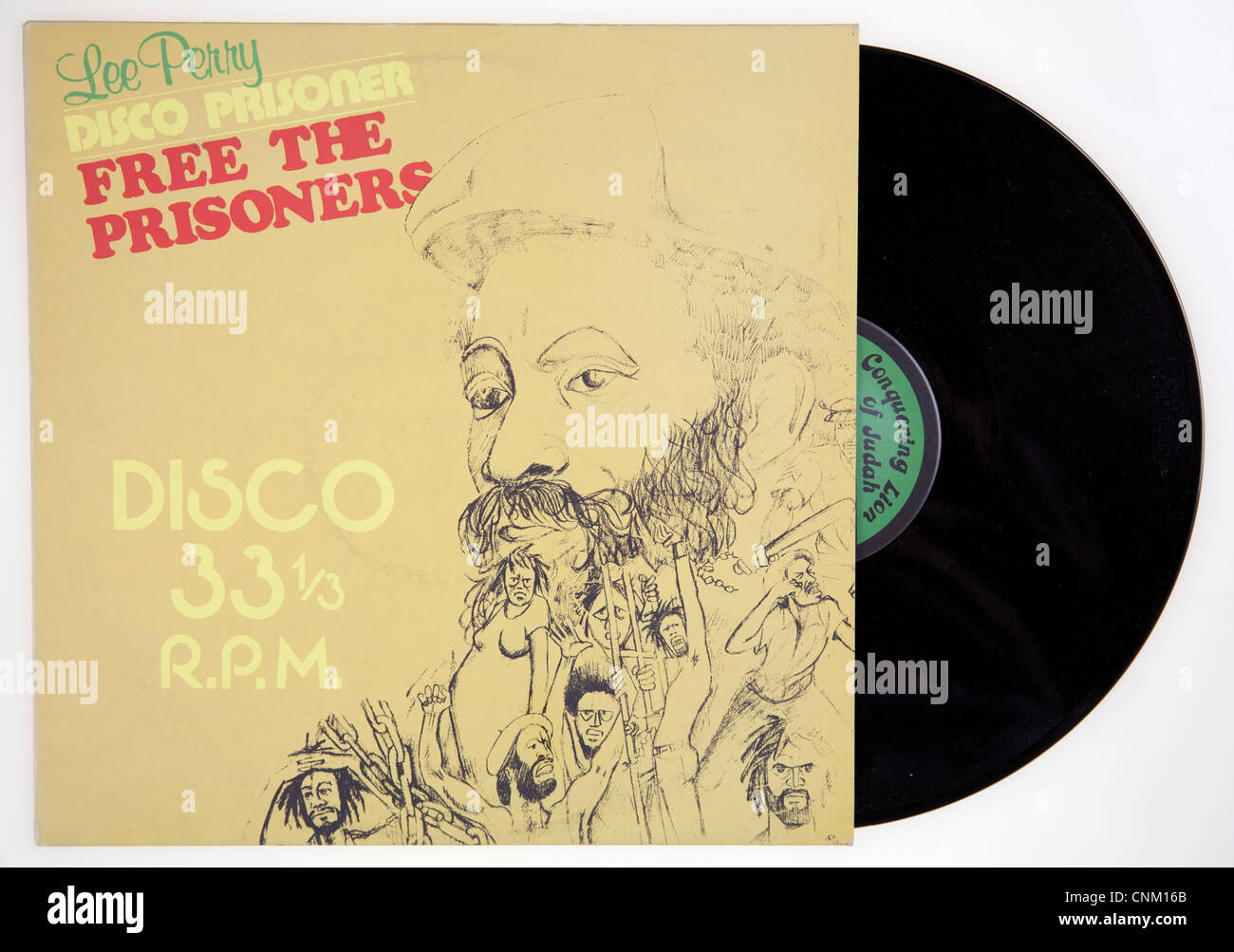 Cover of vinyl single 'Free the Prisoners' by Lee Perry re-released ...