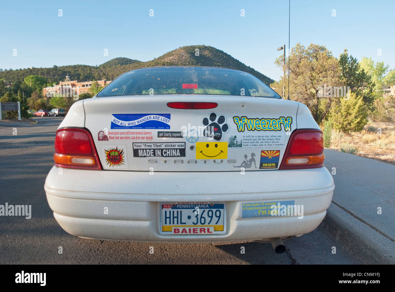 Vintage College Bumper Stickers