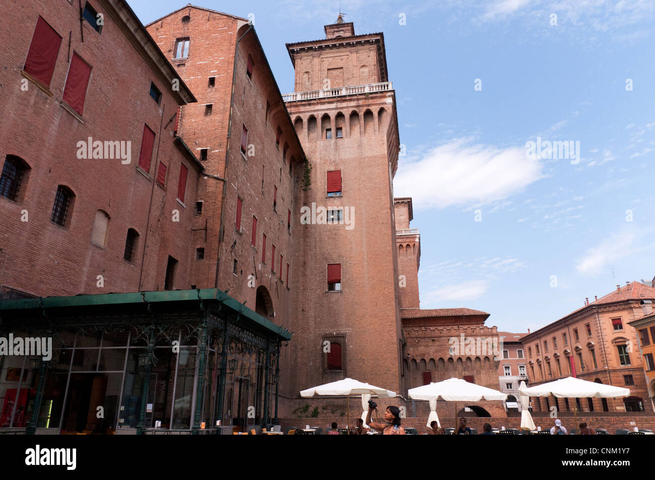 Castello Estense in the beautiful city of Ferrara in the province of ...