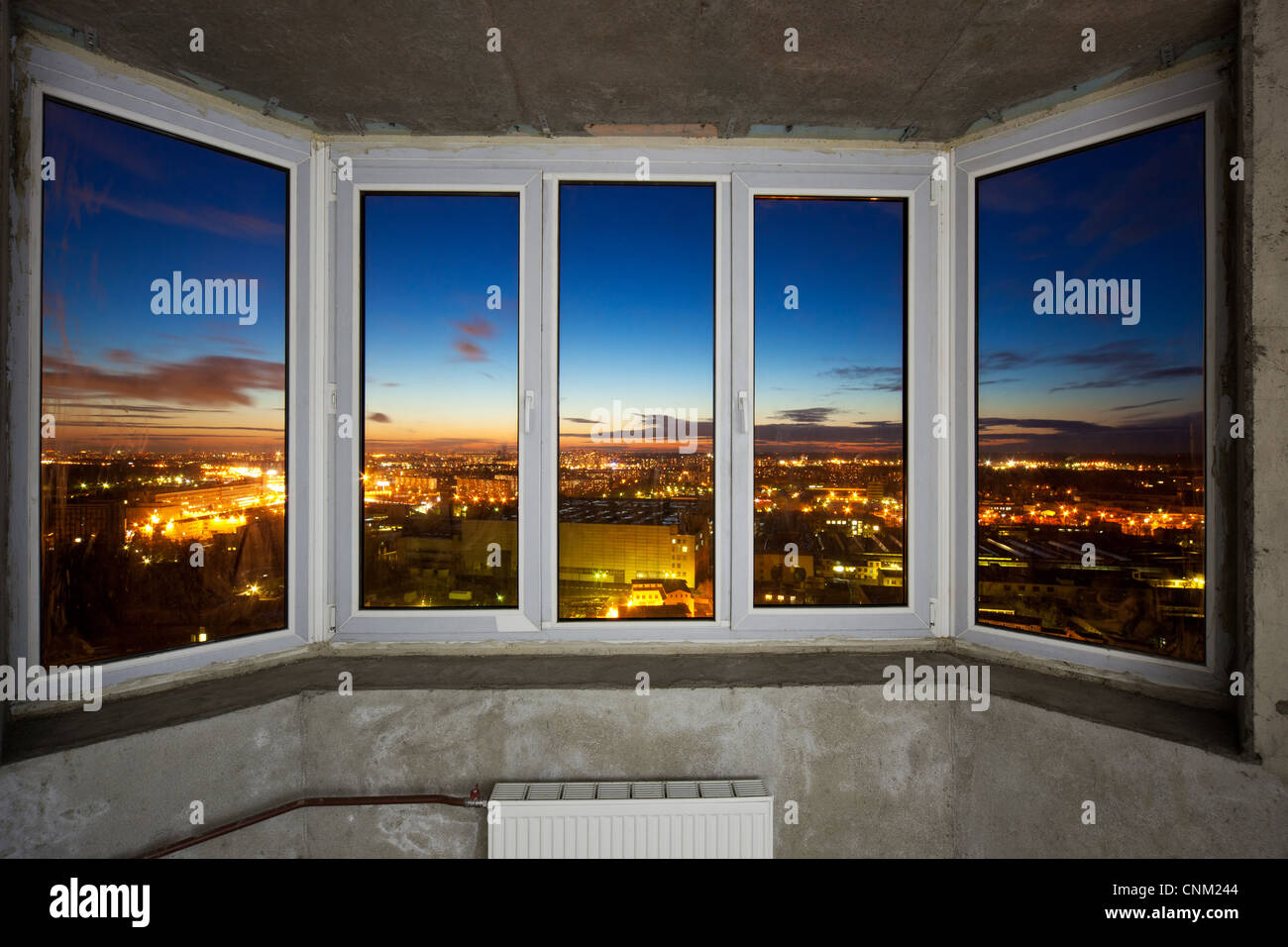 House windows and lights hi-res stock photography and images - Alamy