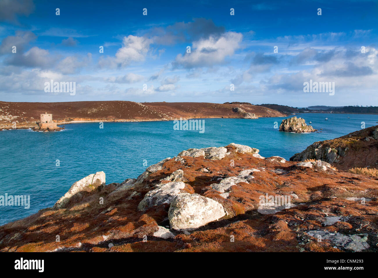 Bryher tresco cromwells castle hi-res stock photography and images - Alamy