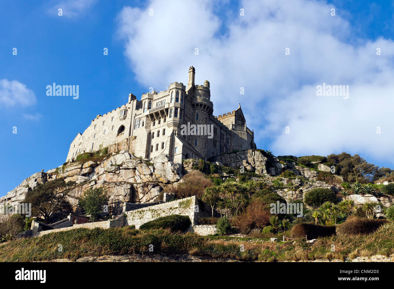 photo of st, Michaels mount from the rocks Stock Photo - Alamy