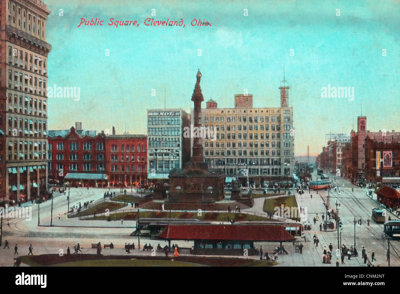 Public square cleveland ohio hi-res stock photography and images - Alamy