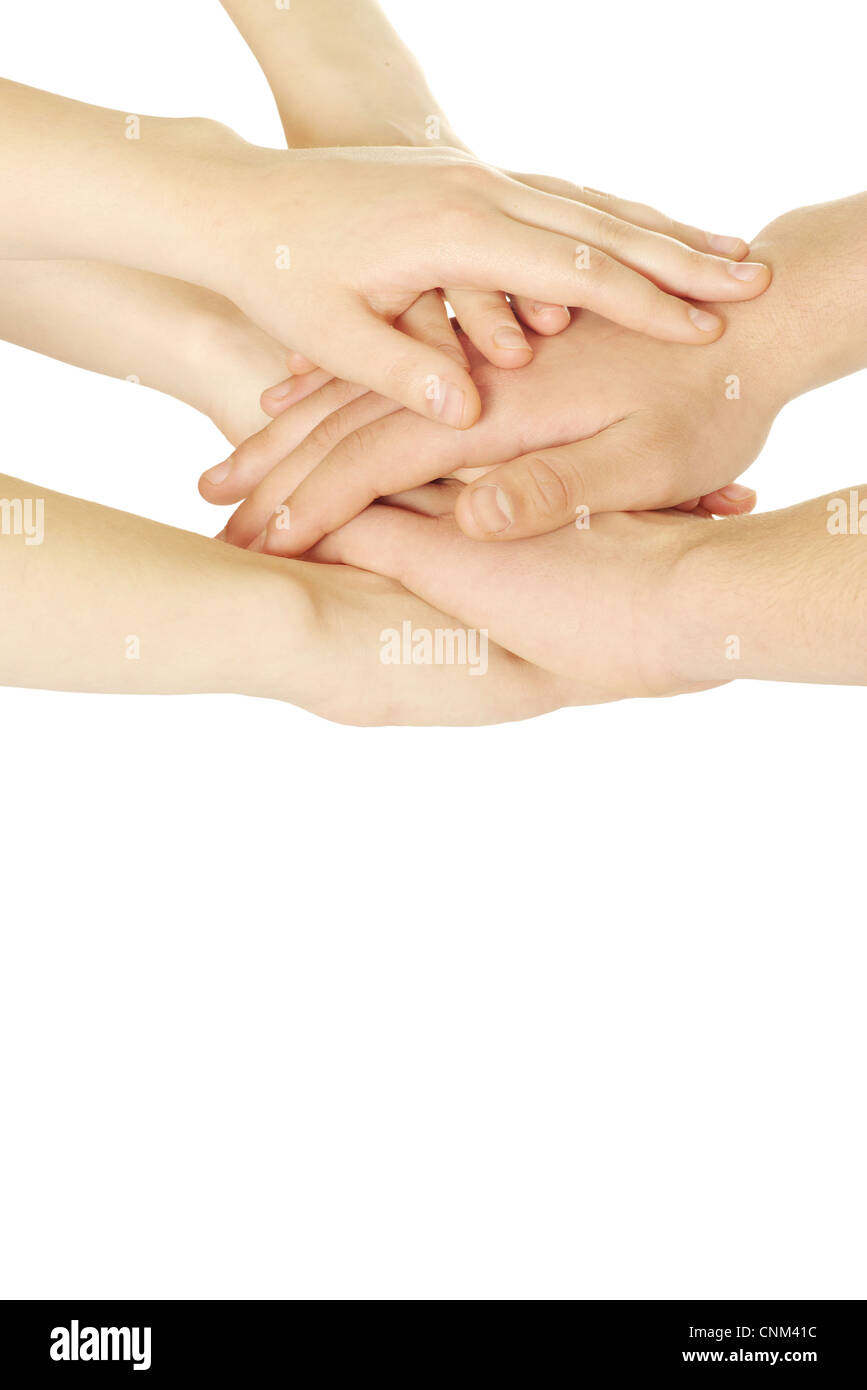 hands isolated on white background Stock Photo - Alamy